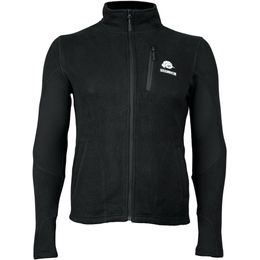 GUGGEN Mountain Athletic Fleece Jacket 'Fusion Fleecejacke MML01vD Wanderjacke' female Black size L