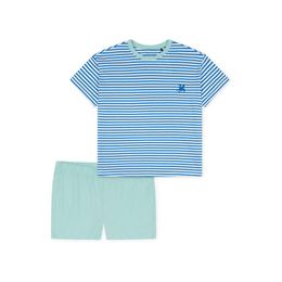 Schiesser Shorty ' Nightwear ' M&auml;dchen Gr&ouml;&szlig;e 176 aqua / mint