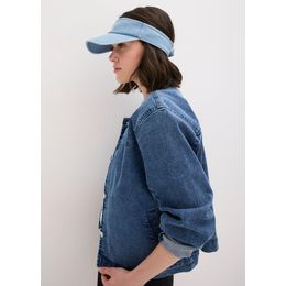 bonprix Visor, blau, mit Baumwolle
