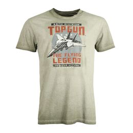 Top Gun Shirt male Green size S