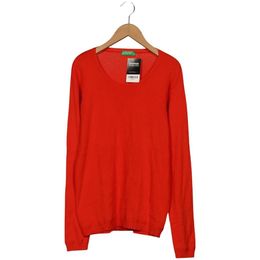 United Colors Of Benetton Pullover Damen Gr&ouml;&szlig;e XL Second Hand orange