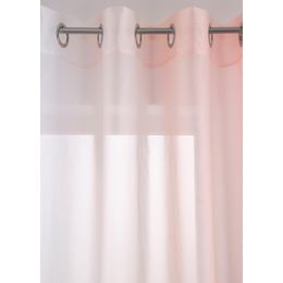 bonprix Gardinen aus leichtem Voile auch in extralang (2er Pack), rosa