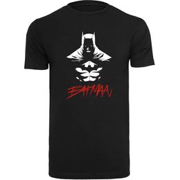 F4NT4STIC T-Shirt 'DC Comics Batman Shadows and Batman' Herren Gr&ouml;&szlig;e XS rot / schwarz / wei&szlig;