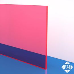 PLEXIGLAS fluoreszierend Rot 3mm