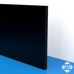 schwarze Acrylglasplatte 5mm auf Ma&szlig; zugeschnitten