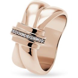 JETTE Ring Damen Gr&ouml;&szlig;e 55 ros&eacute; / silber