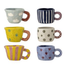 Bloomingville Nini Tasse, 6er Multipack &Oslash; 7,5xH5,5 cm skandinavische Deko Online Shop