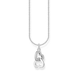 Thomas Sabo Kette Damen Gr&ouml;&szlig;e 45 silber / transparent
