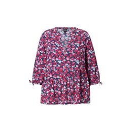 Ulla Popken Tunika Damen Gr&ouml;&szlig;e 11XL/12XL marine / neonrot / wei&szlig;