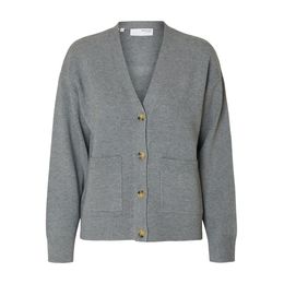 Selected Knit Cardigan 'KAMMA' female Grey size XS