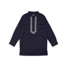 Threadboys Hemd 'Braden' Jungen Gr&ouml;&szlig;e 134 creme / navy