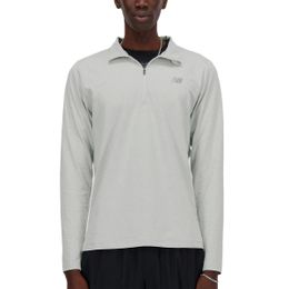 New Balance Space Dye Quarter Zip Shirt Herren