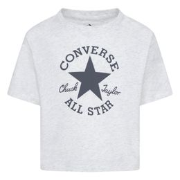 T-Shirt Converse "CNVG S/S DISSECTED CTP T-SHIRT", M&auml;dchen, Gr. 146152L, birch heather, Obermaterial: 60% Baumwolle, 40% Polyester, Rundhals, Shirts T-Shirt, f&uuml;r Kinder und Jugendliche, sportlicher Stil, Rundhalsausschnitt