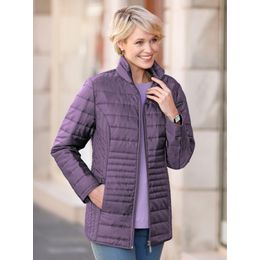 Steppjacke Classic Basics, Damen, Gr. 48, lila (feige), 100% Polyester, Wattierung:100% Polyester, unifarben, Jacken Steppjacke
