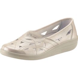 Aco Damen Slipper taupe Gr&ouml;&szlig;e 40