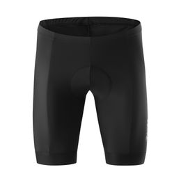 Fahrradhose Gonso "Cancun", Herren, Gr. S, Normalgr&ouml;&szlig;en, schwarz, 80% Polyamid, 20% Elasthan, Hosen Fahrradhose, kurze Herren Radlerhose mit Sitzpolster, strapazierf&auml;hige Radhose