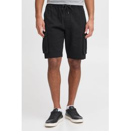 Cargoshorts Blend "BHKvalle", Herren, Gr. M, US-Gr&ouml;&szlig;en, schwarz, 99% Baumwolle, 1% Elasthan, unifarben, Basic, normal knielang, Hosen, L&auml;ssige Cargo-Shorts mit Taschen