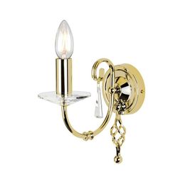 Elstead Lighting Aegean Wandleuchte, E14 1-flammig, AG1-POL-BRASS,