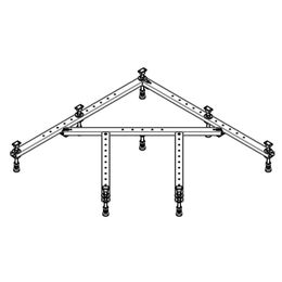 Hoesch Untergestell f&uuml;r Viertelkreis-Duschwanne, 118973,