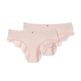 Tchibo - 2 Brazilslips - Damen - Gr. S - rosa