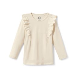 Tchibo - Kinder-Langarmshirt - M&auml;dchen - Gr. 110/116 - creme