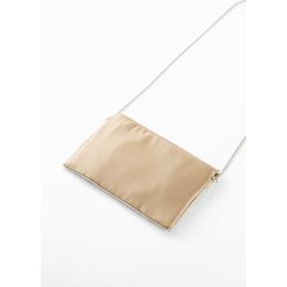 bonprix Clutch, beige, Gr.15,5x24,5 cm, Festliche Clutch mit edlen Applikationen