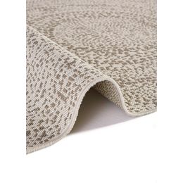 bonprix In- und Outdoor Teppich mit rundem Motiv, beige