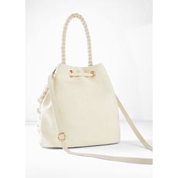 bonprix Beuteltasche, beige, Vegan