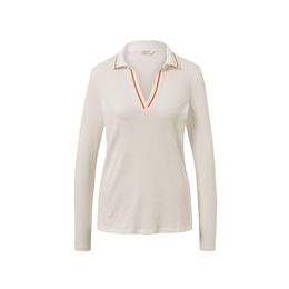 Tchibo - Geripptes Poloshirt - Damen - Gr. XS - creme
