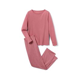 Tchibo - Jersey-Pyjama - Damen - Gr. S - braun