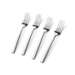 Tchibo - 4 Kuchengabeln - silber