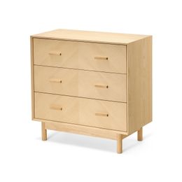 Tchibo - Schubladenkommode aus Eschenholz mit dekorativen Fronten - 80x40x80,5cm - braun - Holz / Eschenholzfurnier / Eschen-Massivholz