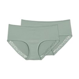 Tchibo - 2 Pantys - Damen - Gr. XL - gr&uuml;n