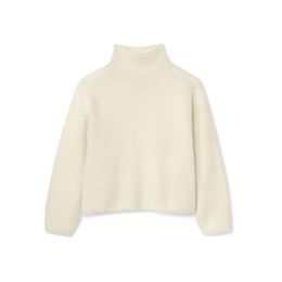 Nah/Studio Cashmere-Pullover - ungef&auml;rbtes Ziegenhaar - Gr. L - creme