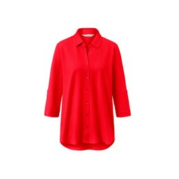 Tchibo - Piqu&eacute;-Jerseybluse - Damen - Gr. 36 - rot