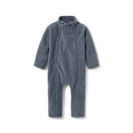 Tchibo - Baby-Fleece-Einteiler - Baby - Gr. 86/92 - graublau