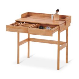 Tchibo - Schminktisch mit Schubladen - 83x48,5x81cm - braun - Holz / Holz