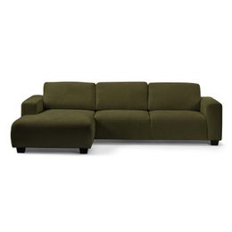 Tchibo - Ecksofa - 294x170x84cm - gr&uuml;n - Polyester / Acryl / Baumwolle