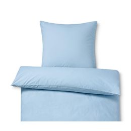 Tchibo - Perkal-Bettw&auml;sche - blau