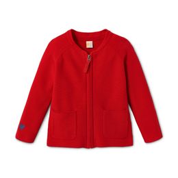Tchibo - Strickjacke aus Bio-Baumwolle - Kinder - Gr. 98/104 - rot