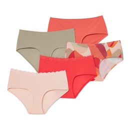 Tchibo - 5 Pantys - Damen - Gr. XXL - olivgr&uuml;n
