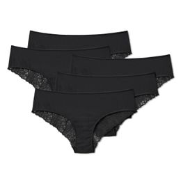 Tchibo - 5 Brazil-Slips - Damen - Gr. XS - schwarz