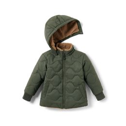 Tchibo - Kinder-Wendejacke - Herren - Gr. 98/104 - gr&uuml;n