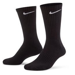 Nike Everyday Cushioned Training Crew Socks (3 Pairs) Bekleidung Unisex schwarz XL