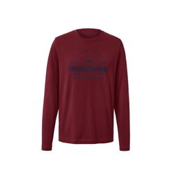 Tchibo - Longsleeve &raquo;Mustang&laquo; - Herren - Gr. L - rot/print