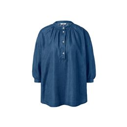 Tchibo - Bluse in Denimoptik - Damen - Gr. 44 - dunkelblau