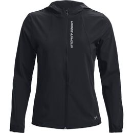 Under Armour OutRun the Storm Laufjacke Damen - Gr&ouml;&szlig;e XL - schwarz