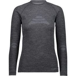 CMP Merino Funktionsshirt Damen - Gr&ouml;&szlig;e 42/44 - schwarz
