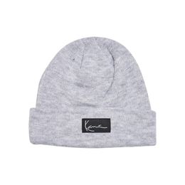 Karl Kani Beanie Damen Gr&ouml;&szlig;e 55/60 graumeliert / schwarz / wei&szlig;