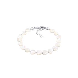 Elli Armband Damen Gr&ouml;&szlig;e 17 silber / perlwei&szlig;